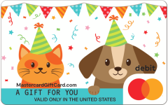 Mastercard Pet Party Digital Gift Card | The Gift Card Shop