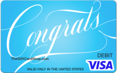 Visa Congrats Blue Gift Card | The Gift Card Shop