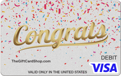 Visa® Congrats Multi Gift Card | The Gift Card Shop