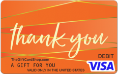 Visa® Thanks Orange eGift Card | The Gift Card Shop