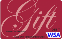 Visa Ruby Gift Card | The Gift Card Shop