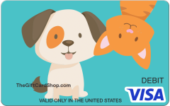 Visa® Pet Whimsy Gift Card | The Gift Card Shop
