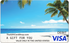 Visa® Tropical Beach eGift Card | Vacation eGift Card | The Gift Card Shop