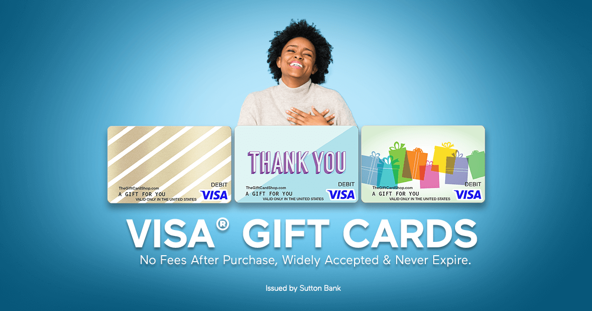 Visa Gift Cards | The Gift Card Shop