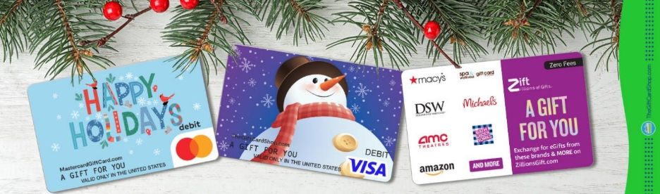 Best Holiday Gift Cards to Spread Cheer | The Gift Card Shop